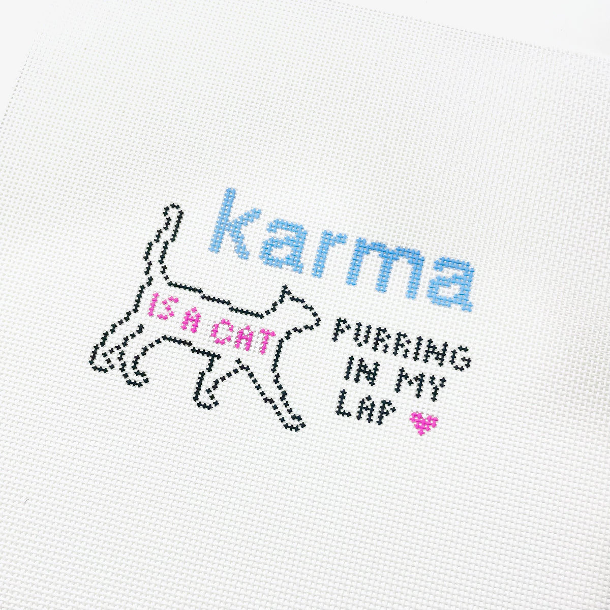 Karma Is A Cat – Olivia Grace Needlepoint